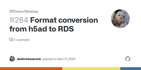 Format Conversion From H5ad To Rds · Issue 264 · Stomicsstereopy · Github