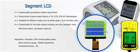 Segment LCD Your Reliable LCD Display Module And LED Backlight Supplier And Partner