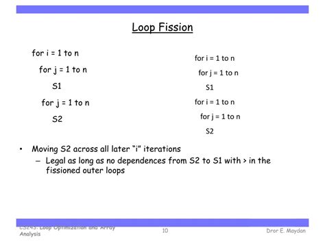 Ppt Lecture 15 Loop Transformations Powerpoint Presentation Free Download Id2173476