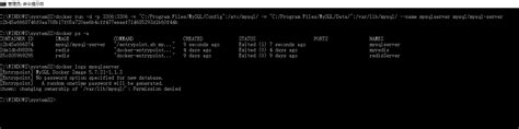 Docker Changing Ownership Of Var Lib Mysql Permission Denied
