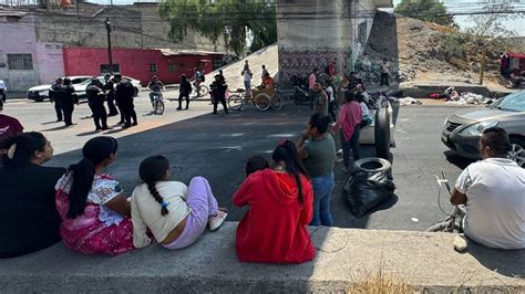 Ecatepec Se Suman Mujeres Ind Genas En Bloqueo Por Falta De Agua La Jornada Estado De M Xico