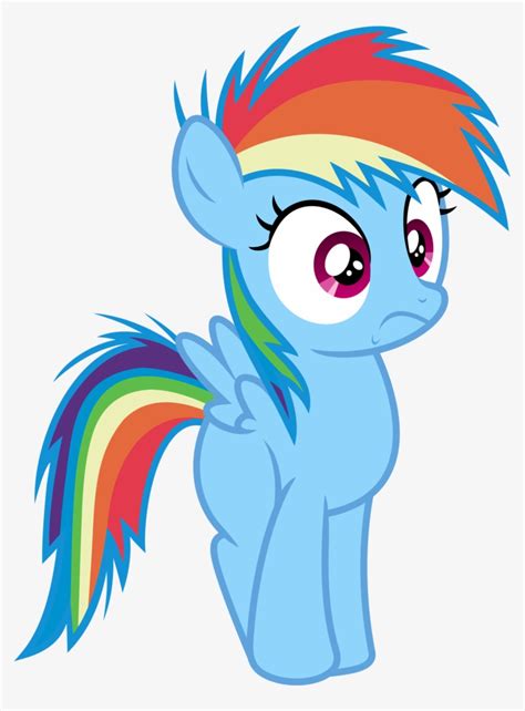 Rainbow Dash Vector Standing