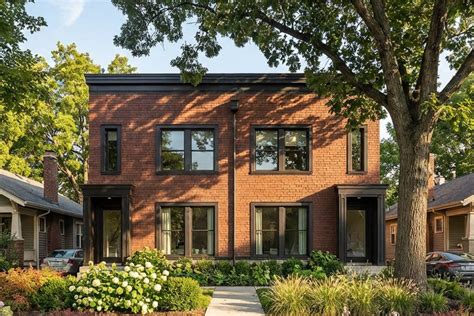 Plan 100304ghr Modern Brick Duplex House Plan 6 Beds 2504 Sq Ft