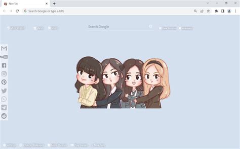 Bộ Sưu Tập Hình Nền Blackpink Chibi Vui Nhộn đáng Yêu