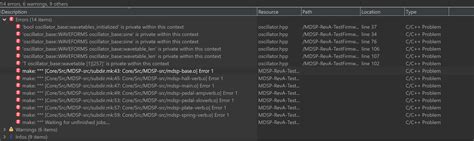 compiler errors when loading project on different
