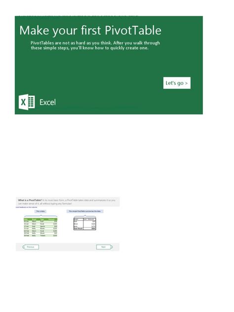 Pivot Table Tutorial Pdf Computing Computing And Information