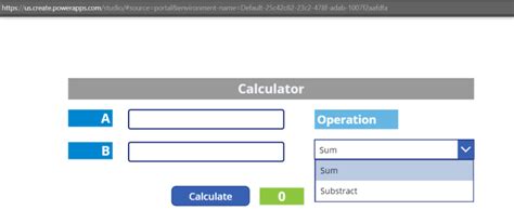 Powerapps Step By Step Build A Simple Calculator App Rajeev Pentyala Technical Blog On