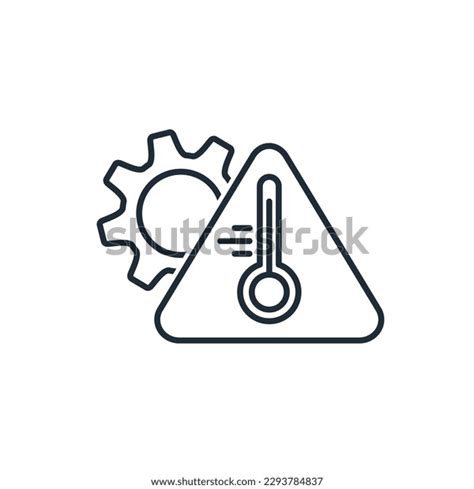 Warning Technical Data Temperature Regime Vector Stock Vector Royalty Free 2293784837