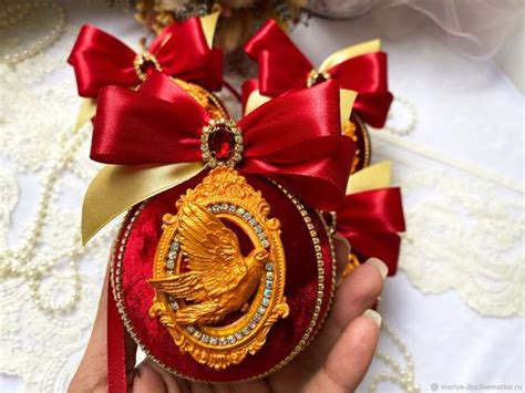 Елочные игрушки Набор бархатных шаров в бордовом цвете в интернет магазине на Ярмарке Мастеров