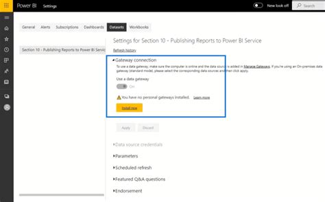 Power BI Report Refresh Automatically PBI Service Master Data Skills AI