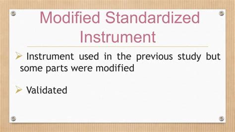 Research Instrument For Quantitative Researchpptx