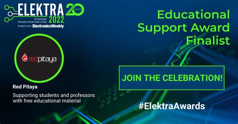 Red Pitaya Is A Finalist For Elektra Awards