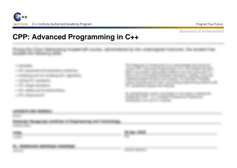 Solution Lavanya Baibondili Cpp Advanced P Certificate Studypool Solution Lavanya Baibondili Cpp Advanced P Certificate Studypool