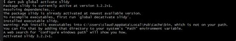 slidy command not found · issue 263 · flutterando slidy · github