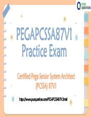 PCSSA Version 8 7 PEGAPCSSA87V1 Practice Test Questions Pdf PEGAPCSSA87V1 Practice Exam