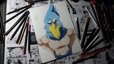 Drawing Sunraku Od Sangri La Frontier Kaio Drawing Youtube