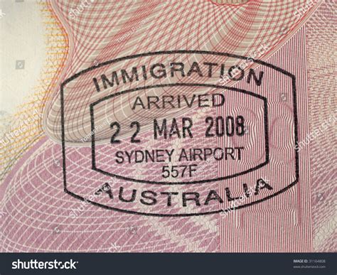 Immigration Stamp In The Passport At Anthony Brunet Blog