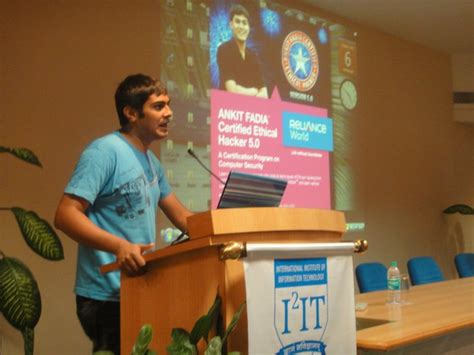 Emi Crops Ankit Fadia Well Known Ethical Hacker And Computer Security Intelligence Consultant