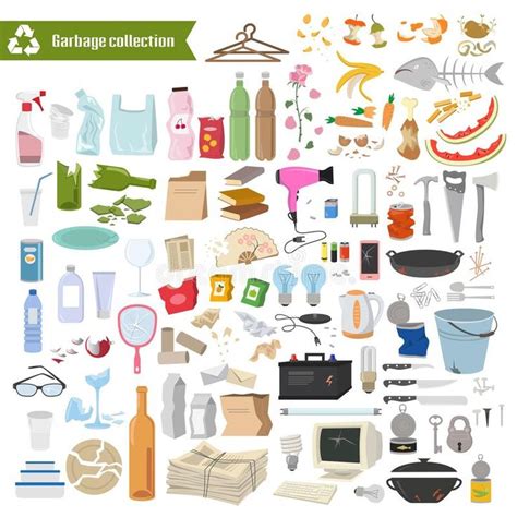 Garbage Collection Vector Illustration