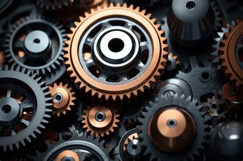 Gears And Cogs Mechanism Industrial Machinery Stock Illustration Illustration Of Clock