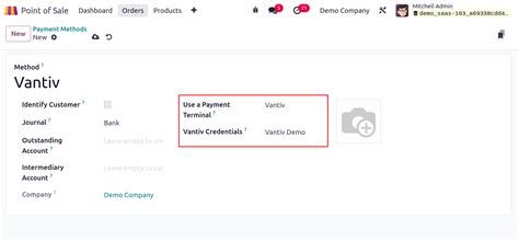 Vantiv Configurations In Odoo 17 POS Odoo V17 Enterprise Edition Book