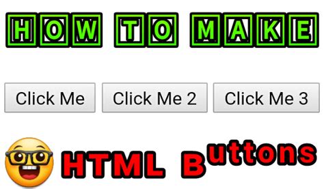 NHRTRIX Make A Button Using Html Only