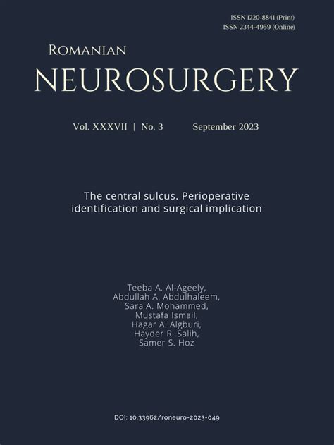 Pdf The Central Sulcus Perioperative Identification And Surgical