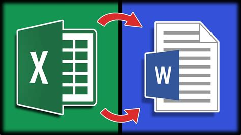 How To Convert Excel File To Word Document Without Loosing Format Youtube