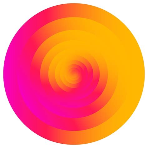 Premium Vector Abstract Concentric Circle Spiral Swirl Twirl Element Circular And Radial