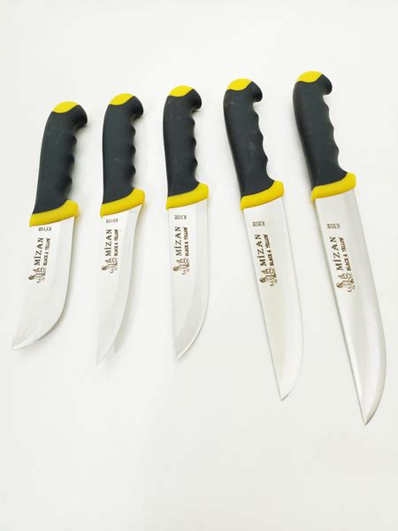 5 Pcs Kitchen Knife Set Chefs Knife Set Butcher Knives Vegatable