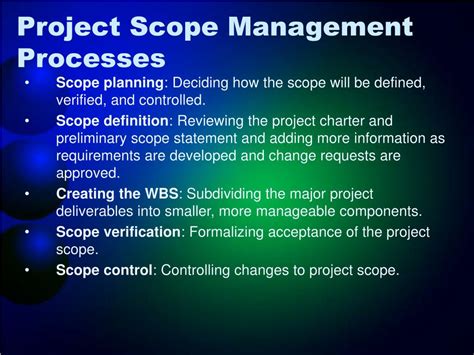 PPT Chapter Project Scope Management PowerPoint Presentation Free Download ID