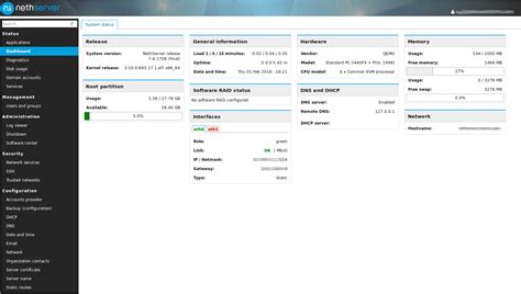 Unresponsive Server When Installing On A Ct On Proxmox 51 Support Nethserver Community