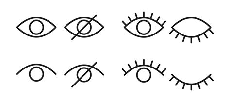 Premium Vector Password Hidding Icons Set Icons For Data Privacy And Sensitive Content Mark