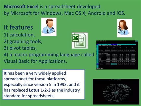 Basics Of Excel For Medical Profession PPTX