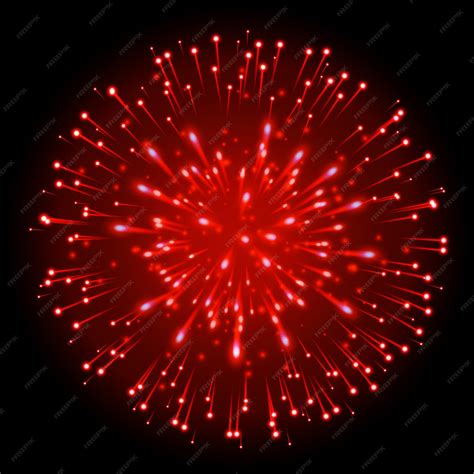 Premium Vector Firework Explosion Isolated On Dark Background Premium Vector Firework Explosion Isolated On Dark Background