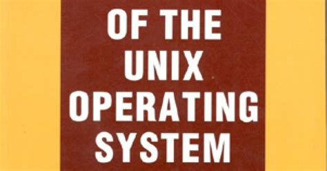 The Design Of The Unix Operating System