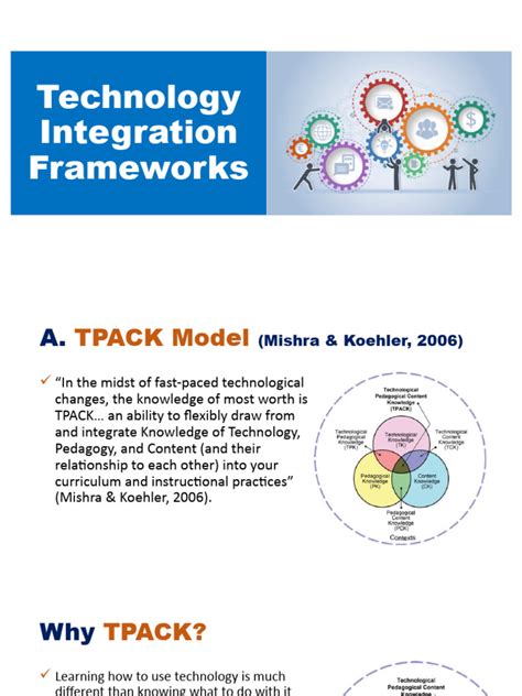 Lesson 6 Technology Integration Frameworks Pdf