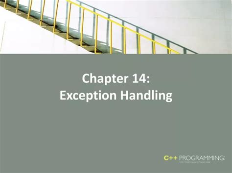 Ppt Mastering Exception Handling In C Powerpoint Presentation Free