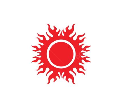 Fire Flame Logo Icon Vector Illustration Design Bonfire Fiery Inferno