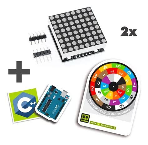 X Módulo Matriz De Led x Max Smd Arduino Parcelamento sem juros