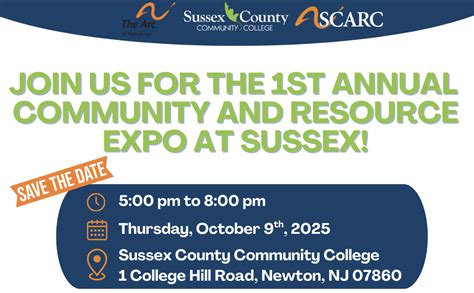 Scarcs Community And Resource Expo To Be Held At Sussex County