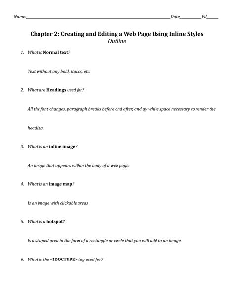 chapter 2 outline it talks about why its important to have a strong
