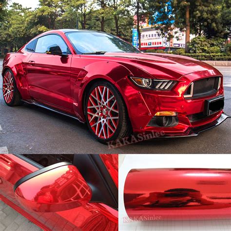 98ft X 5ft Full Roll Flat Car Wrap Glossy Mirror Chrome Vinyl Sticker