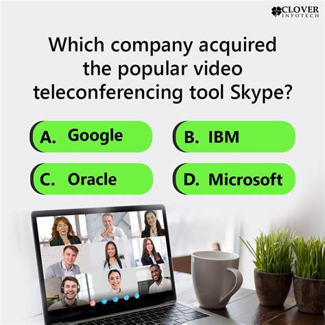 Quiztime What Company Acquired Skype Clover Infotech Posted On The Topic Linkedin