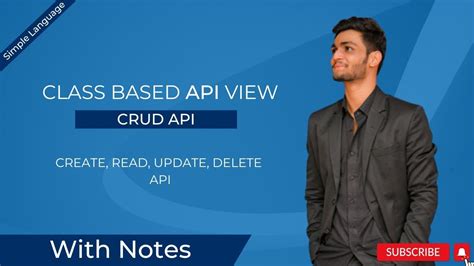 Crud Api Using Class Based Api View In Django Rest Framework With