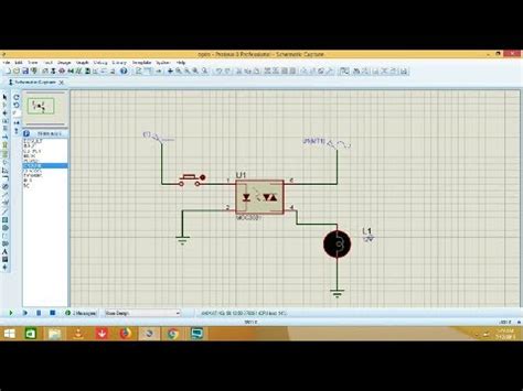 How To Use Optocoupler To Control An AC Lamp Circuit In Proteus YouTube