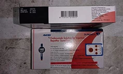Repatha Sureclick 140 Ml Ml At ₹ 20000 Piece Repatha Injection In