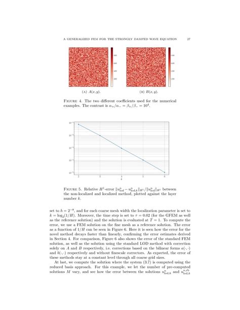 A Generalized Finite Element Method For The Strongly Damped Wave