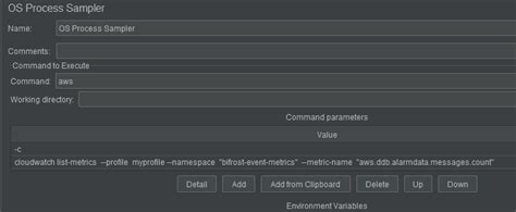 Amazon Web Services Aws Version Command Works In Jmeter However Other Aws Commands Which