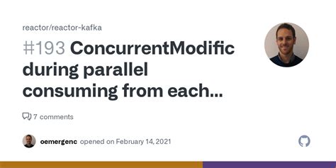 Concurrentmodificationexception During Parallel Consuming From Each Partition · Issue 193